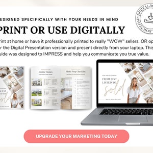 Real Estate Listing Presentation | Digital Listing Presentation | Printable Home Seller Guide ...