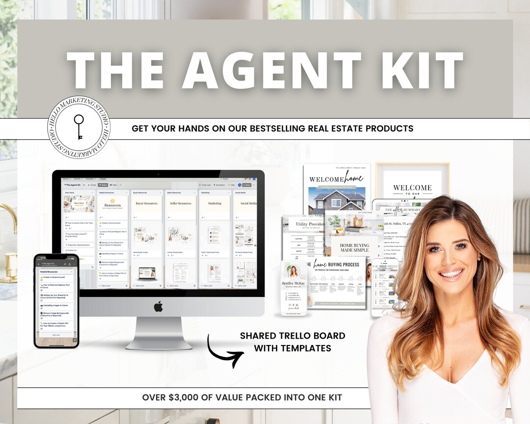 The Agent Kit Real Estate Marketing Seller Guide Buyer - Etsy