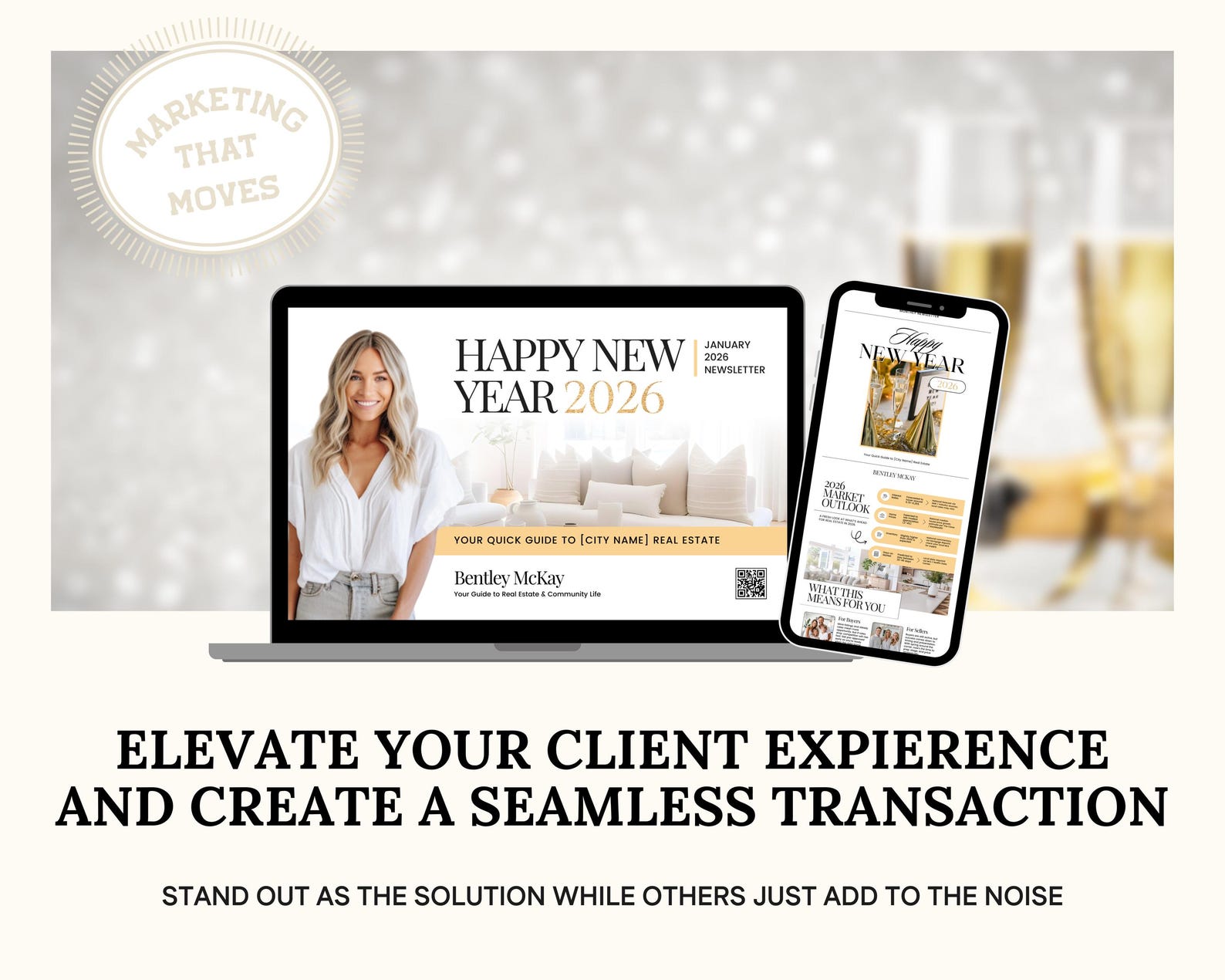 2026 New Year Email Template for Realtors | January Email Newsletter ...