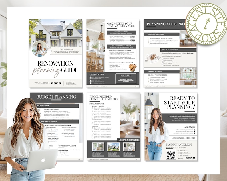 Home Renovation Planning Guide | Canva Real Estate Neighborhood Farming ...