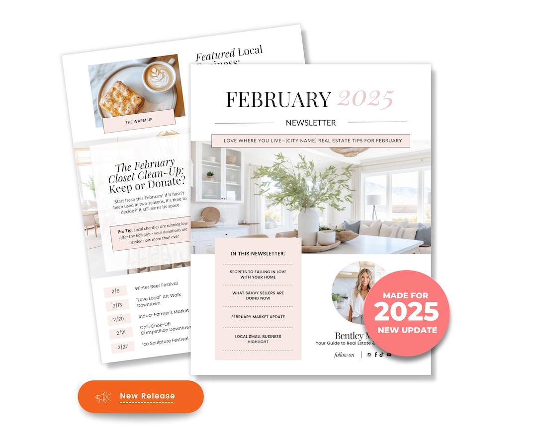 February Real Estate Newsletter | Real Estate Marketing | Real Estate ...