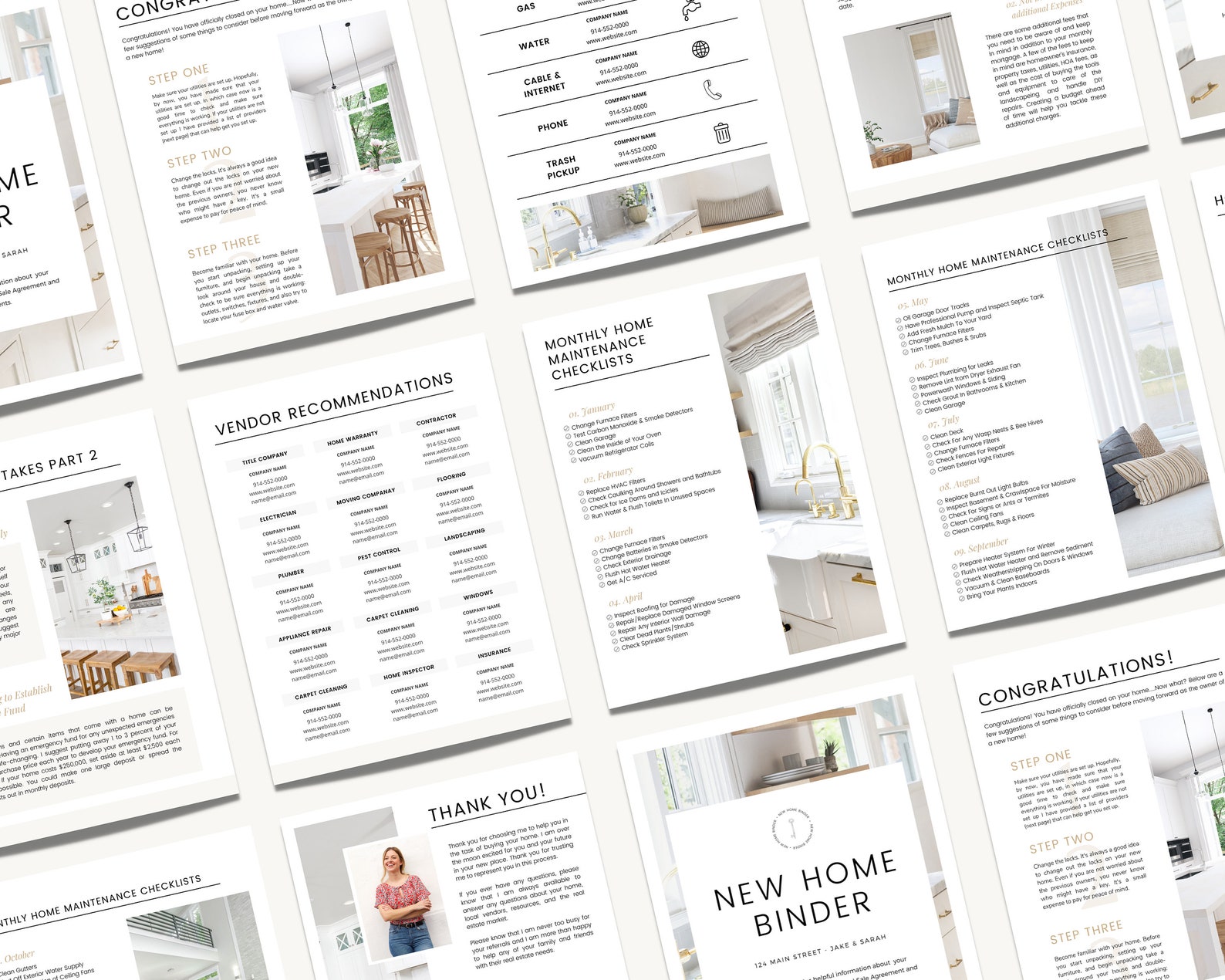 Vol 1 Client Closing Guide Exit Packet New Home Binder - Etsy