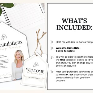 Welcome Home Real Estate Greeting Card | Real Estate Agent Card ...