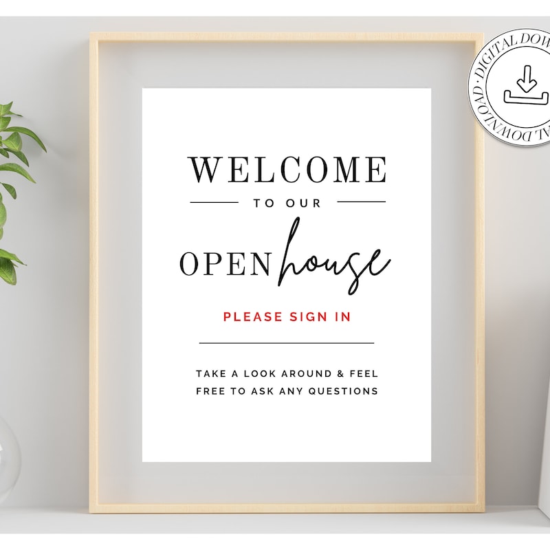 Open House Signs - Etsy
