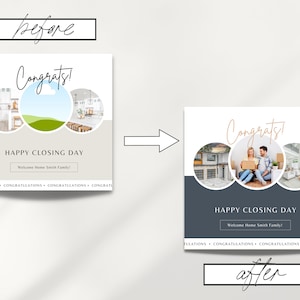 10 Closing Day Social Media Posts | Social Media Real Estate | Real ...