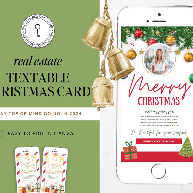 Realtor Christmas Cards - Etsy