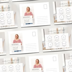 Market Update Postcard Canva Template | Printable Real Estate Marketing ...