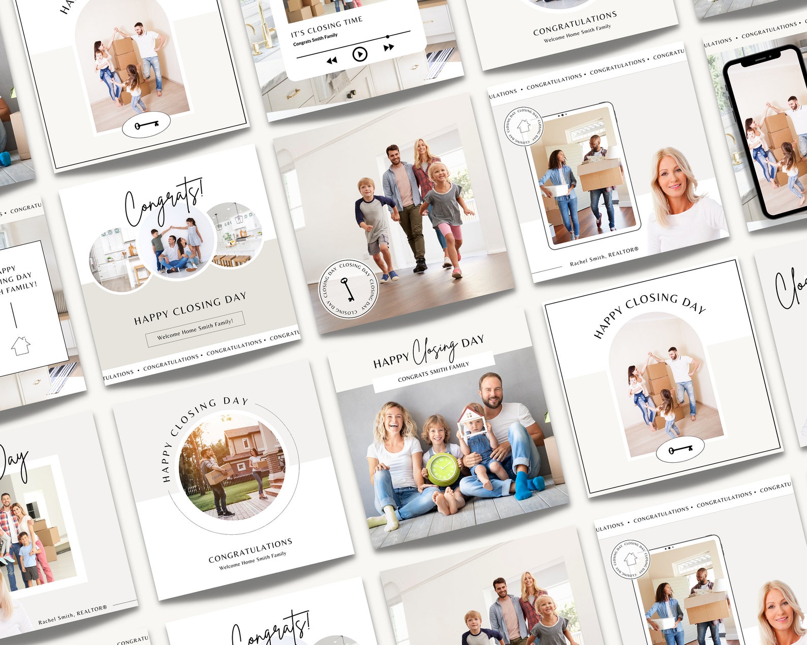 10 Closing Day Social Media Posts Social Media Real Estate - Etsy