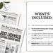 Real Estate Newspaper Prop Template, Large Newspaper Announcement ...