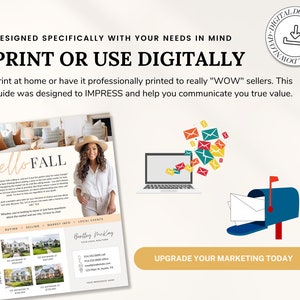 Fall Real Estate Flyer | Real Estate Marketing | Canva Template | Real ...