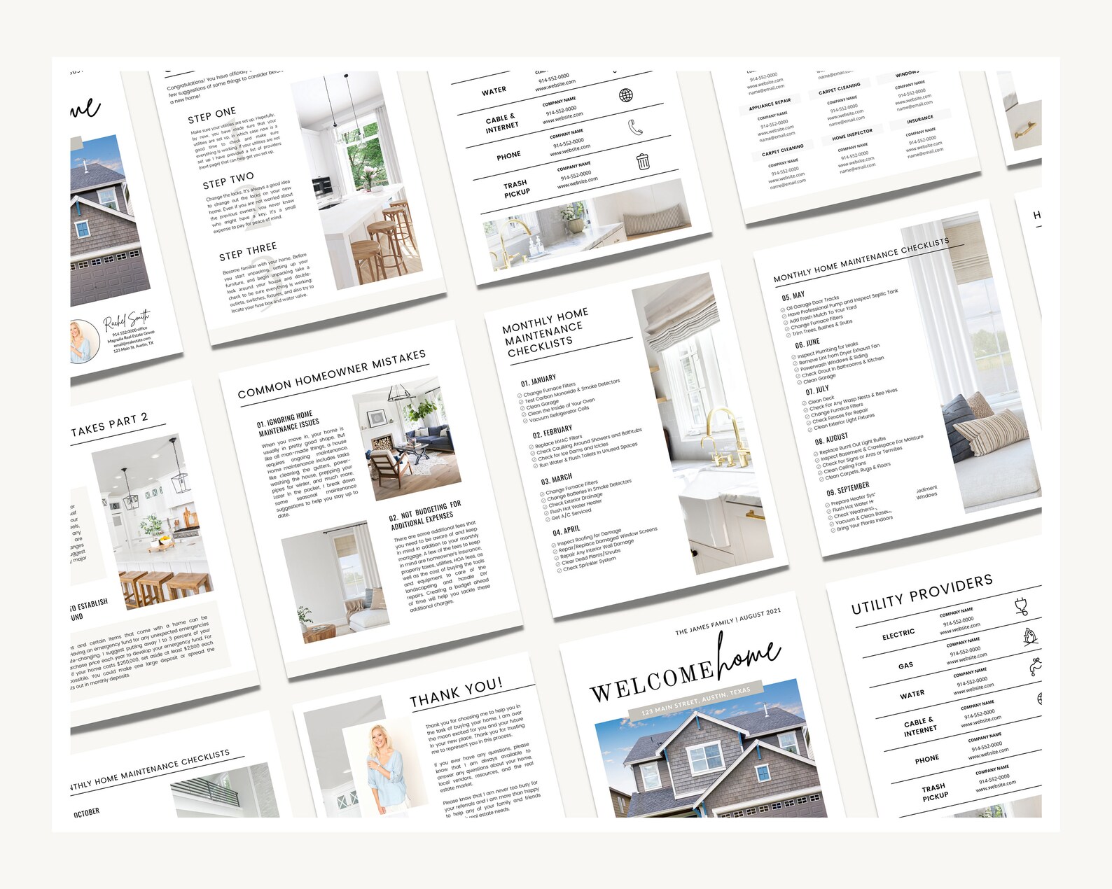 Real Estate Client Closing Guide Exit Packet | New Home Binder | Buyer ...