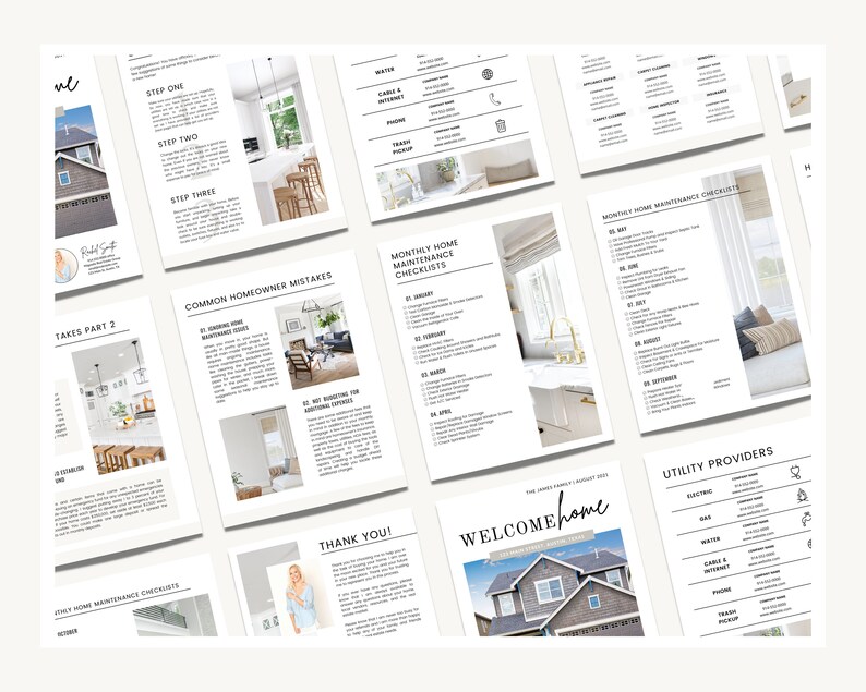 Real Estate Client Closing Guide Exit Packet | New Home Binder | Buyer ...
