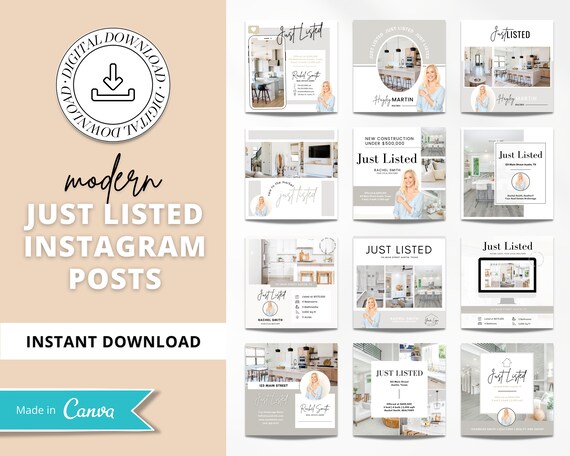 20 Just Listed Social Media Posts Listing Updates Just - Etsy