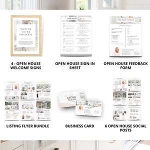 Open House Bundle | Real Estate Marketing Materials | Open House Sign ...