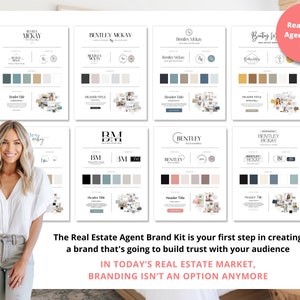 The Real Estate Agent Brand Kit | Pre-made Real Estate Logos | Real ...