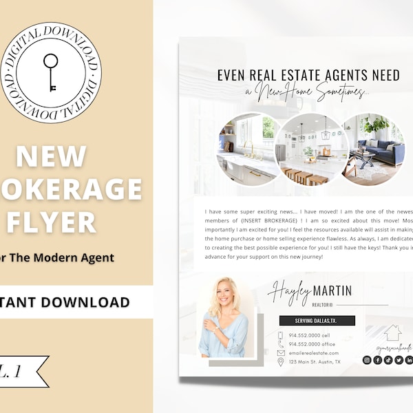 Realtor Announcement - Etsy