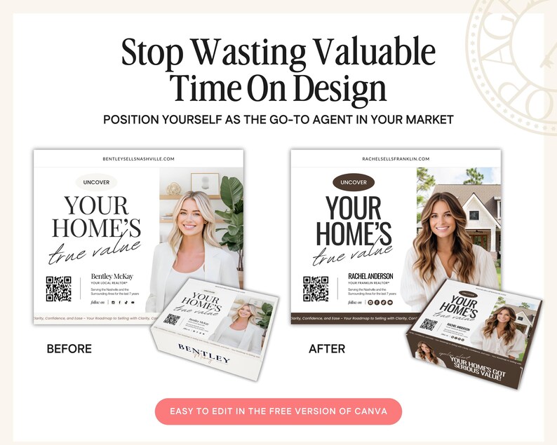CMA Box Template | Real Estate Pre-listing Box Cover | Listing ...