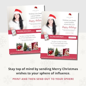 Christmas Real Estate Flyer | Sphere Real Estate Flyer | Real Estate ...