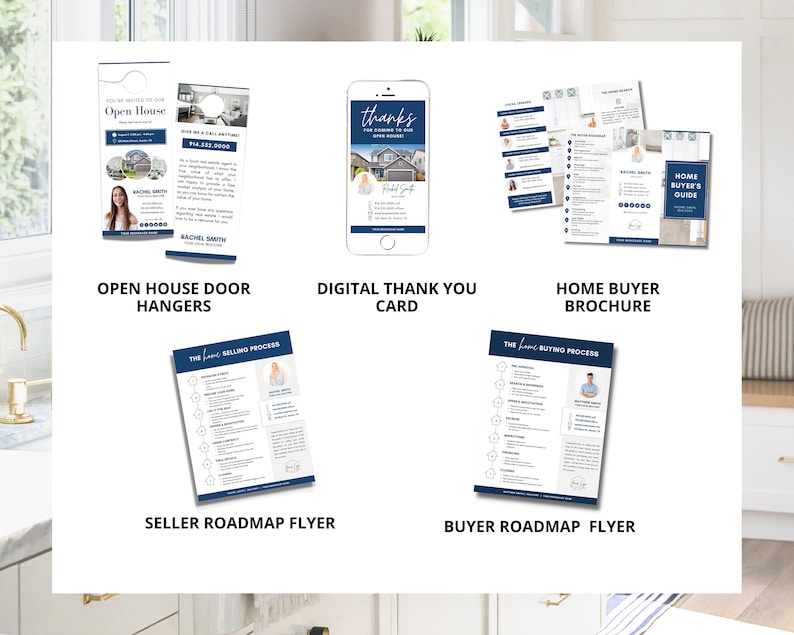 Open House Bundle | Real Estate Marketing Materials | Open House Sign ...