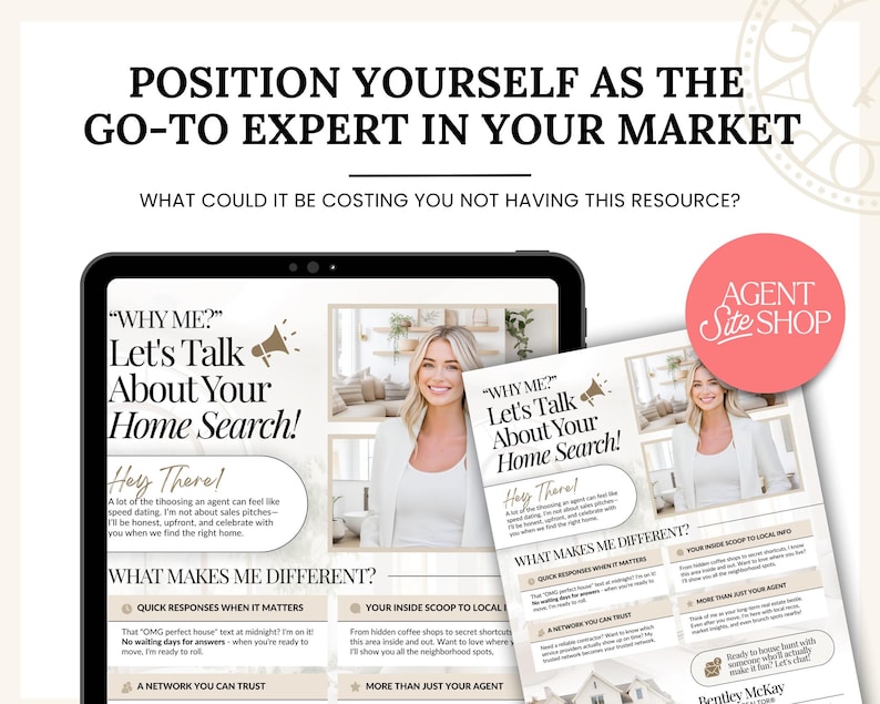 Real Estate Introduction Flyer | What Makes Me Different Flyer ...