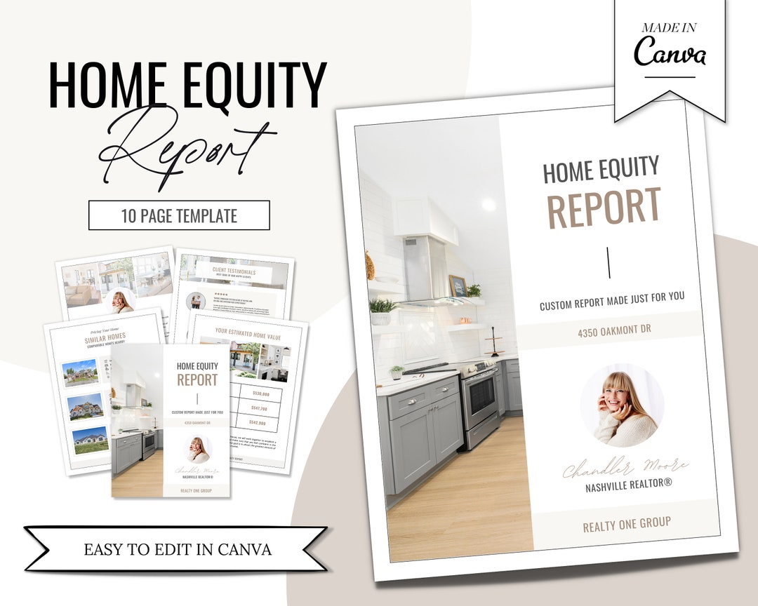 Home Equity Report | CMA Packet Clients | Comparative Market Analysis ...