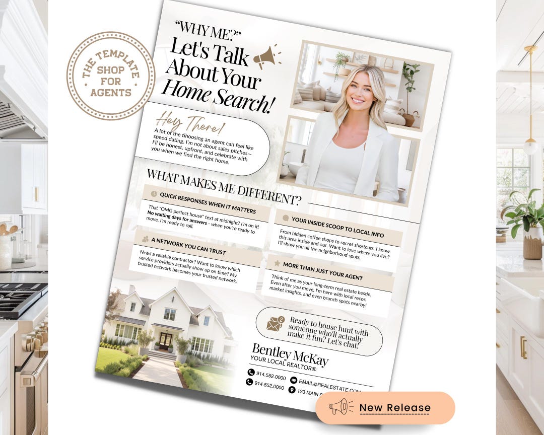 Real Estate Introduction Flyer | What Makes Me Different Flyer ...