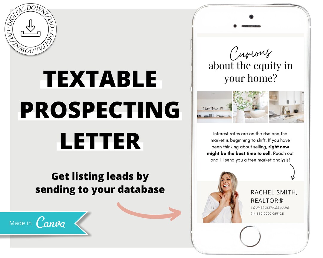 Textable Prospecting Letter | Comparative Market Analysis | Generate ...