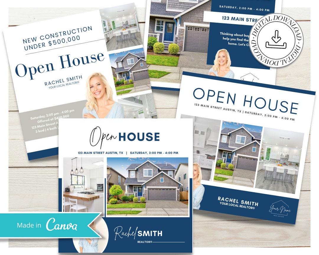20 Open House Social Media Posts | Real Estate Listing Updates | Open ...