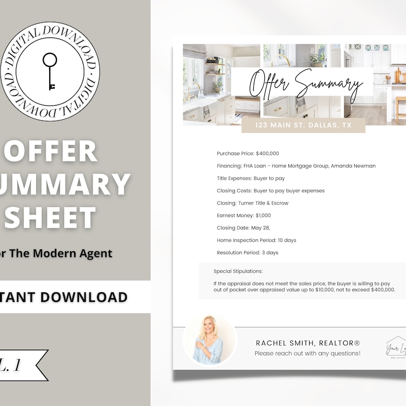 Multiple Offer Sheet - Etsy