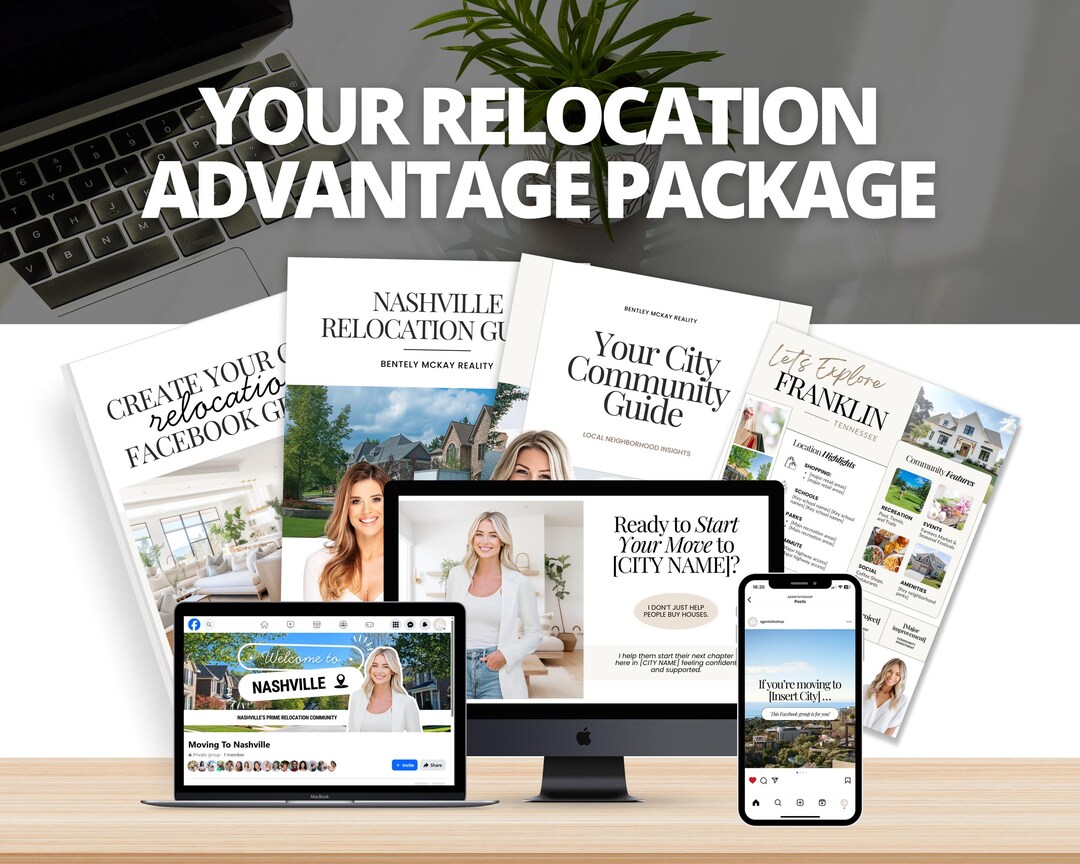 Relocation Advantage Bundle | Real Estate Relocation Guide | Canva ...