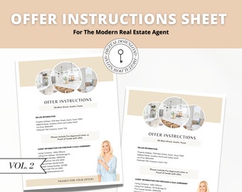 Submitting Offer Instructions | Real Estate Templates | Homebuying ...