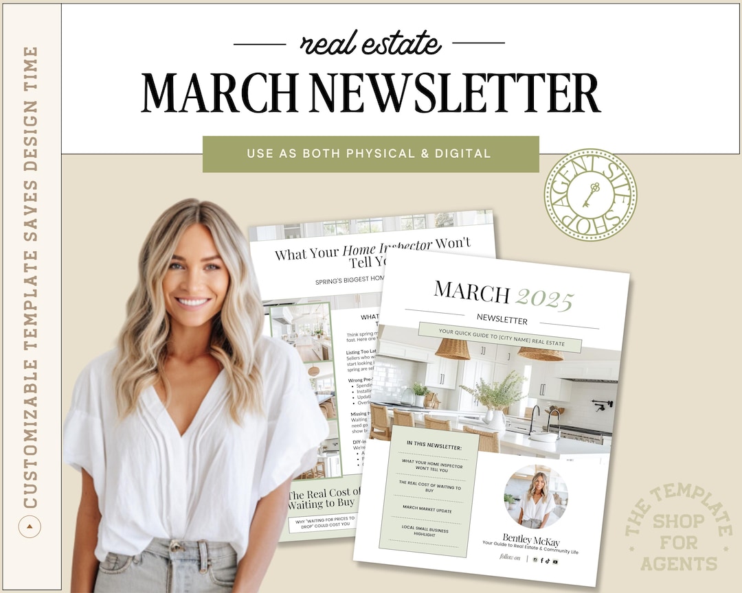 March Real Estate Newsletter | Real Estate Marketing | Real Estate ...