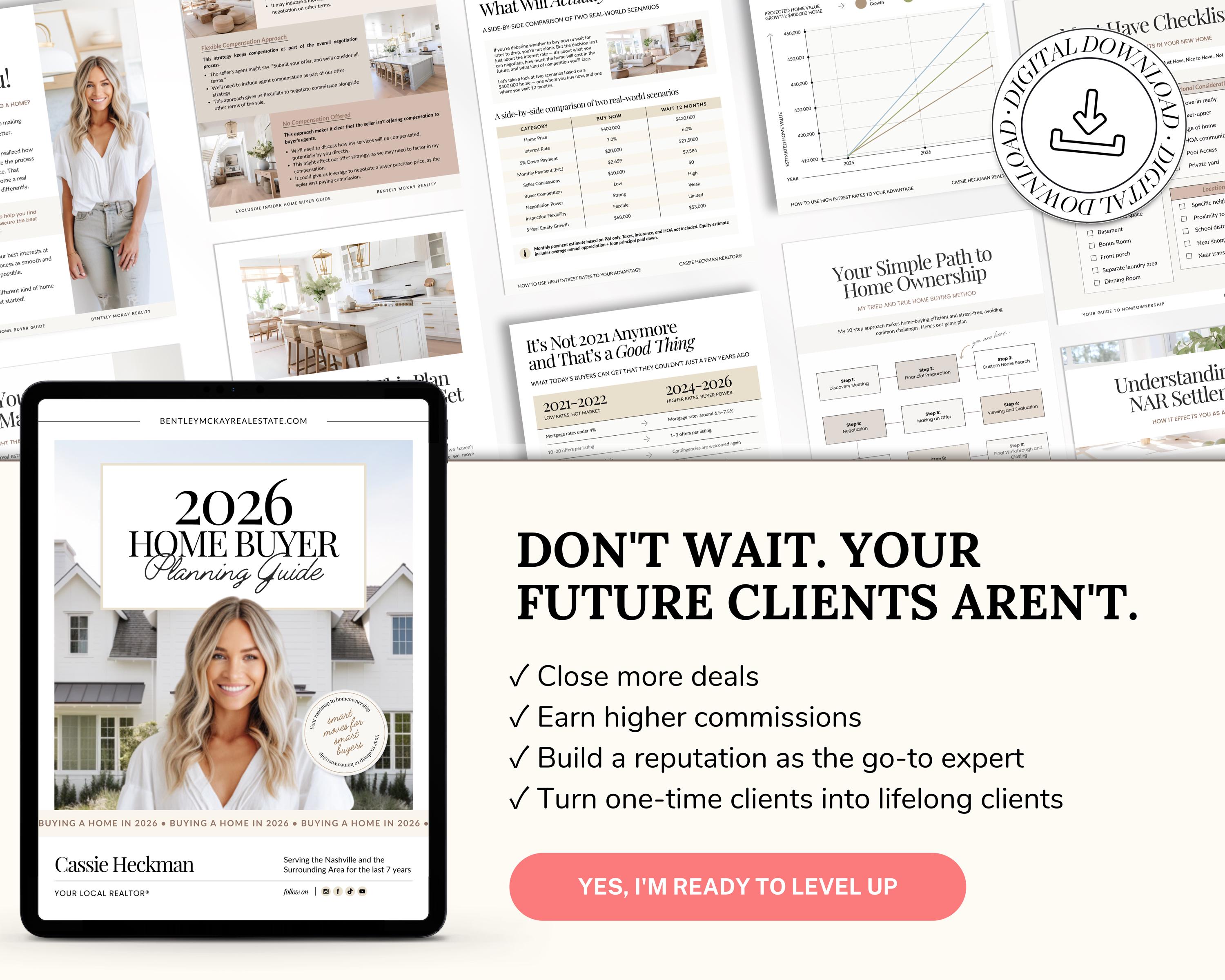 2026 Home Buyer Planning Guide Canva Template - Etsy