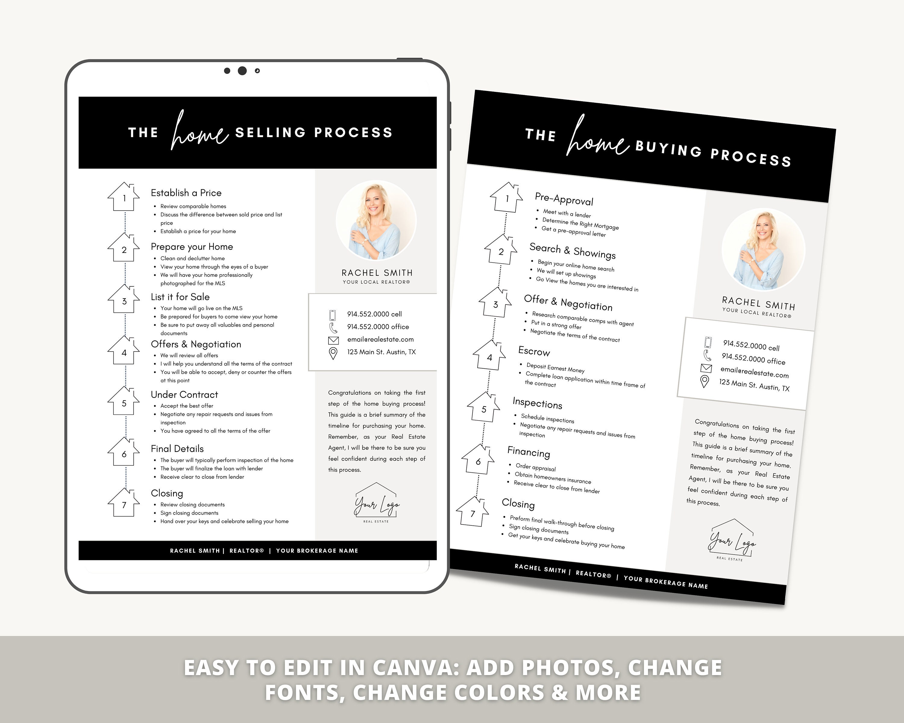 Home Seller Roadmap Guide Buyer Roadmap Guide Seller Flyer - Etsy