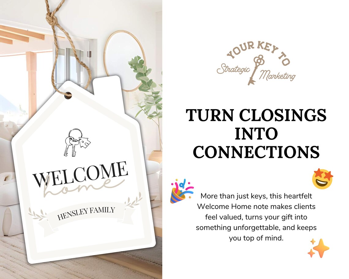 Welcome Home Real Estate Greeting Card | Real Estate Agent Card ...