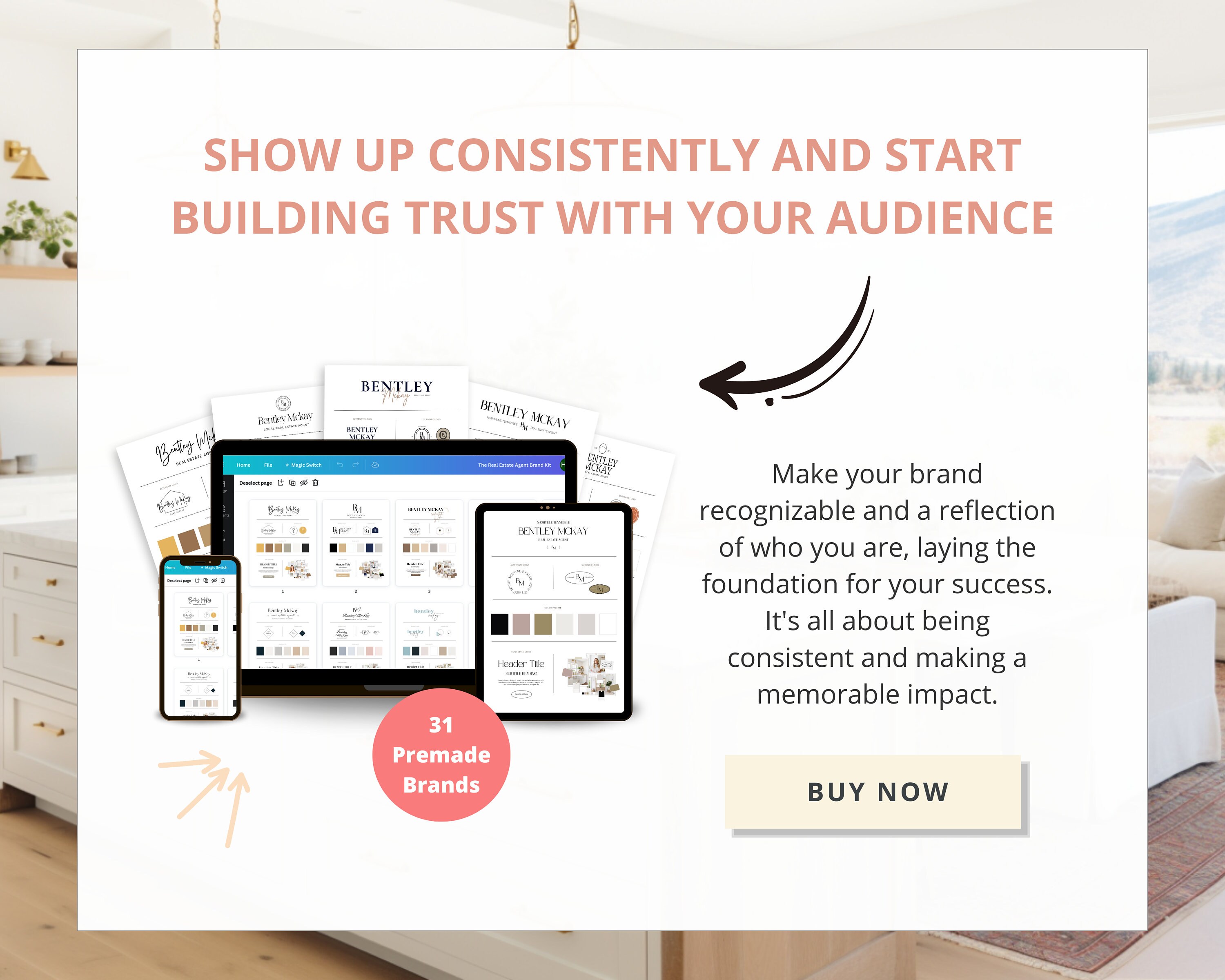 The Real Estate Agent Brand Kit | Pre-made Real Estate Logos | Real ...