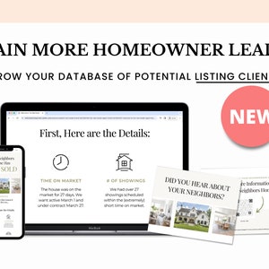 QR Code Postcard & Just Sold Landing Page | Home Seller Lead Generation ...