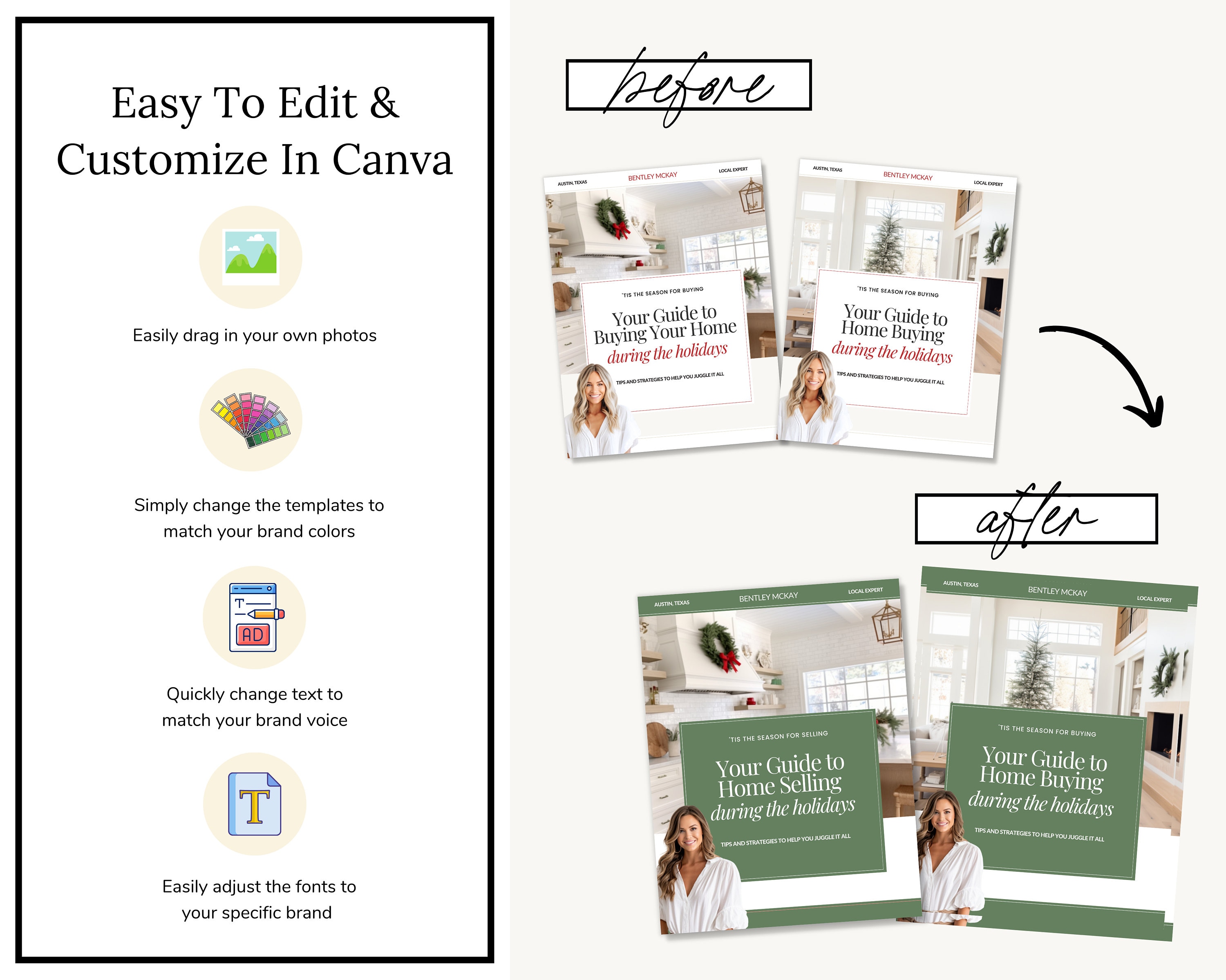 Holidays Real Estate Seller Guide & Home Buyer Guide Bundle | Real ...