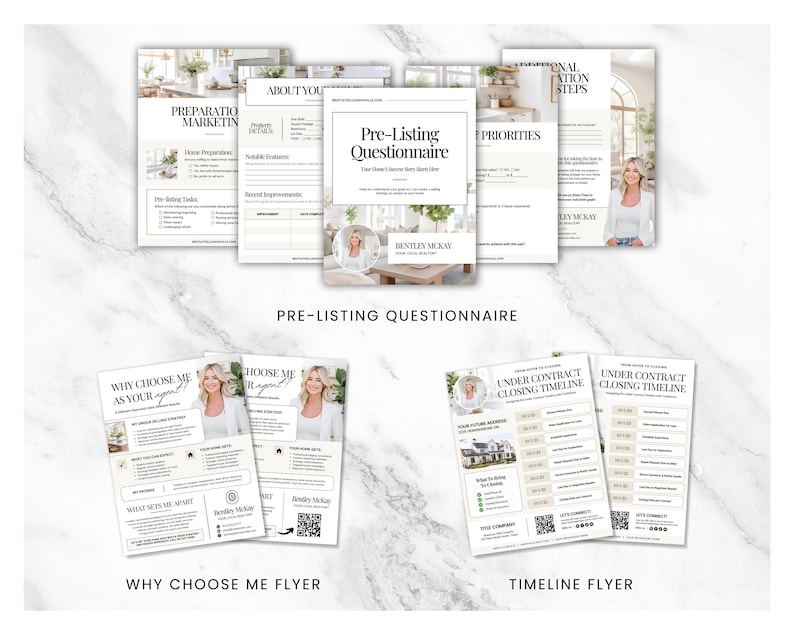 Pre-listing Kit for Real Estate Agent, Pre-listing Box Cover, Pre ...