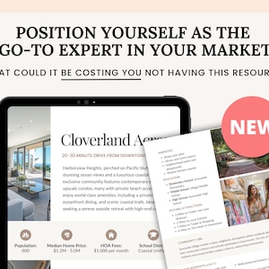 Neighborhood Guide | Community Guide | Real Estate Local Guide Template ...