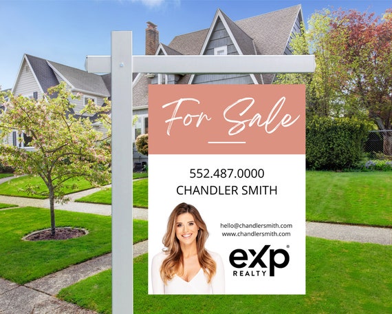 Real Estate Yard Sign for Sale Yard Sign Customizable for - Etsy