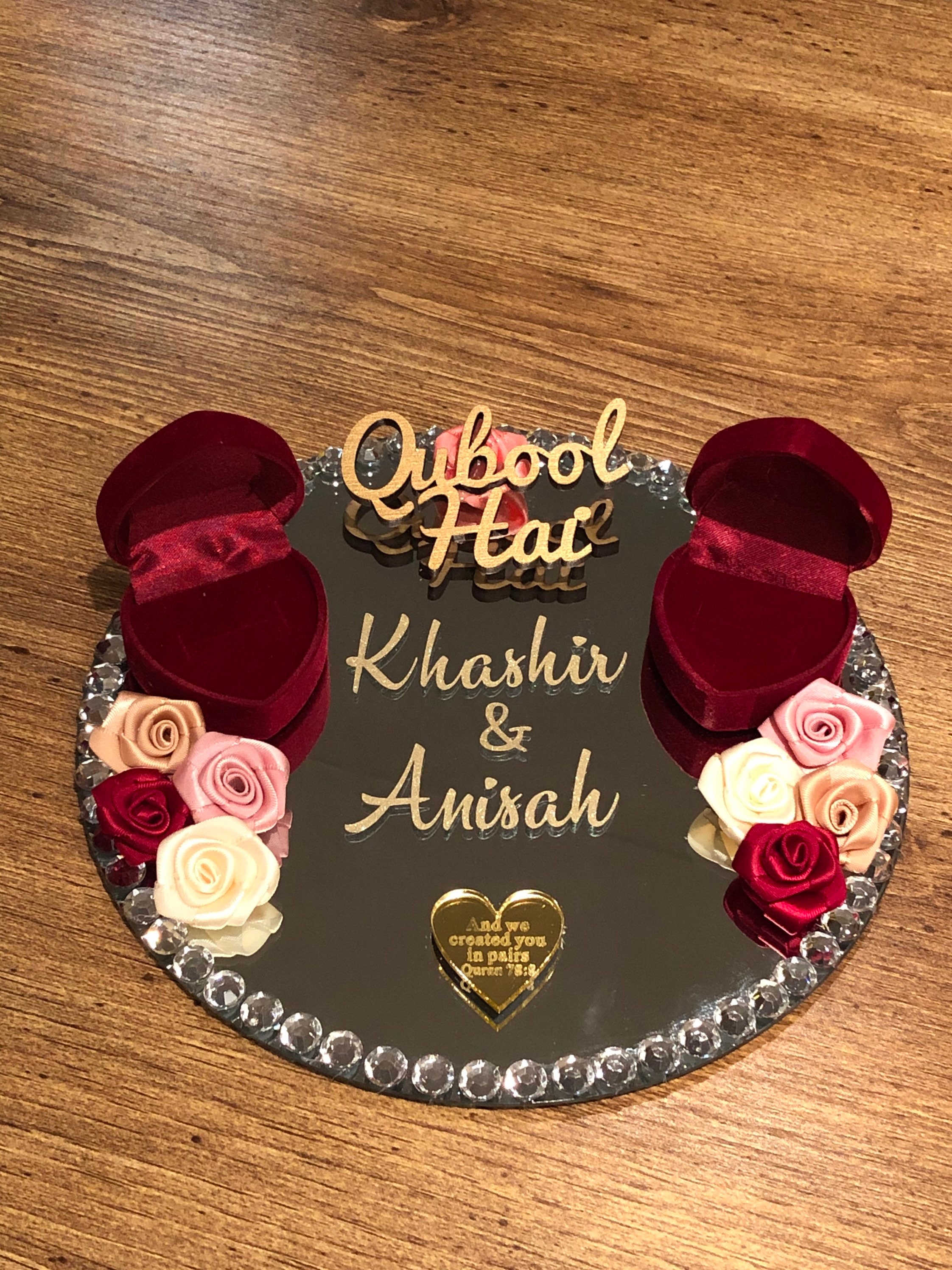 Nikkah Ring Plate Ring Box Nikkah Gifts Wedding Ring Plate Etsy nikkah-ring-plate-ring-box-nikkah-gifts-wedding-ring-plate-etsy
