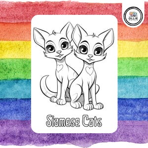 111 Cat Coloring Pages Digital Download | Fun Cat Coloring Sheet for ...
