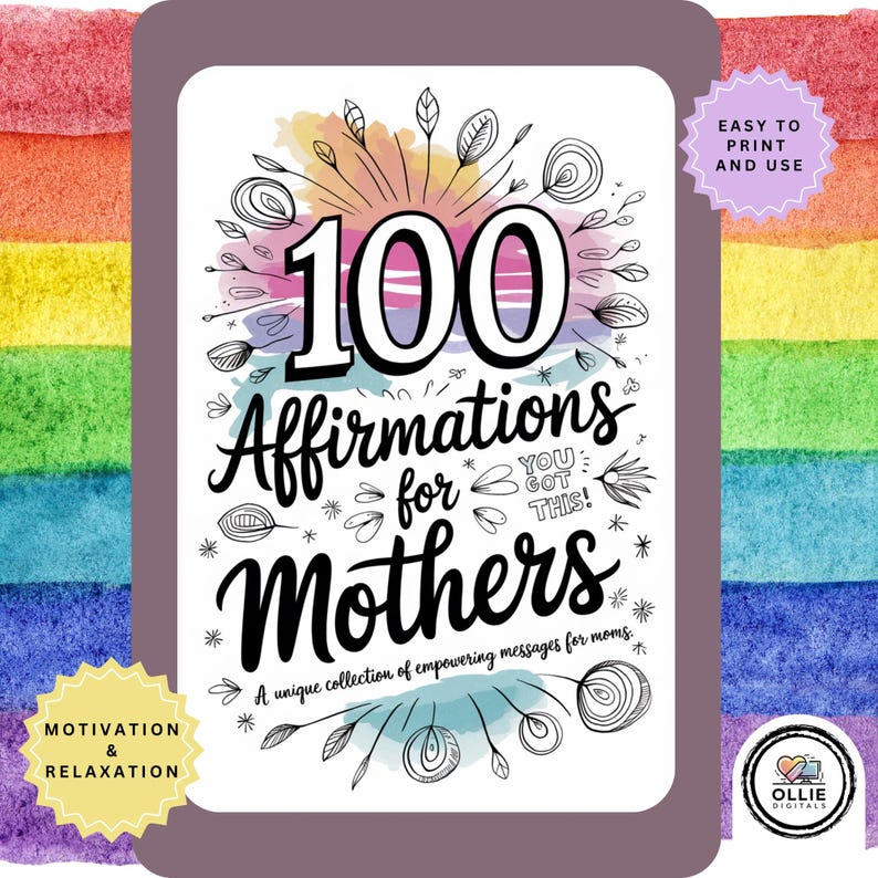 100 New Years Self-love Affirmation Coloring Pages Inspirational ...