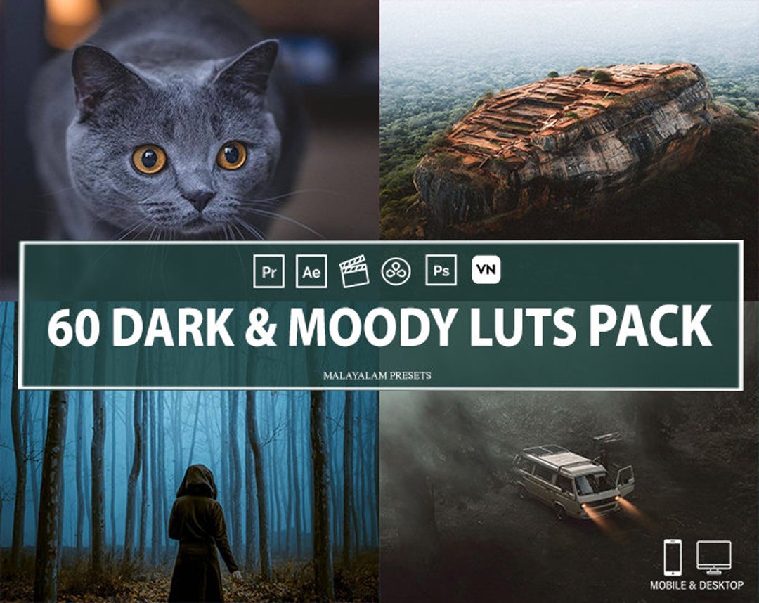 60 Dark and Moody Luts Color Grading , Video and Photo , Mobile ...