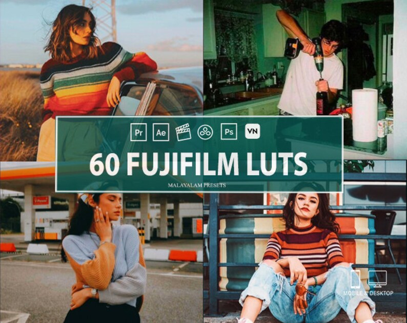 60 Fujifilm Luts,fuji Camera,pfe Film Emulation,super 16 Filters ...
