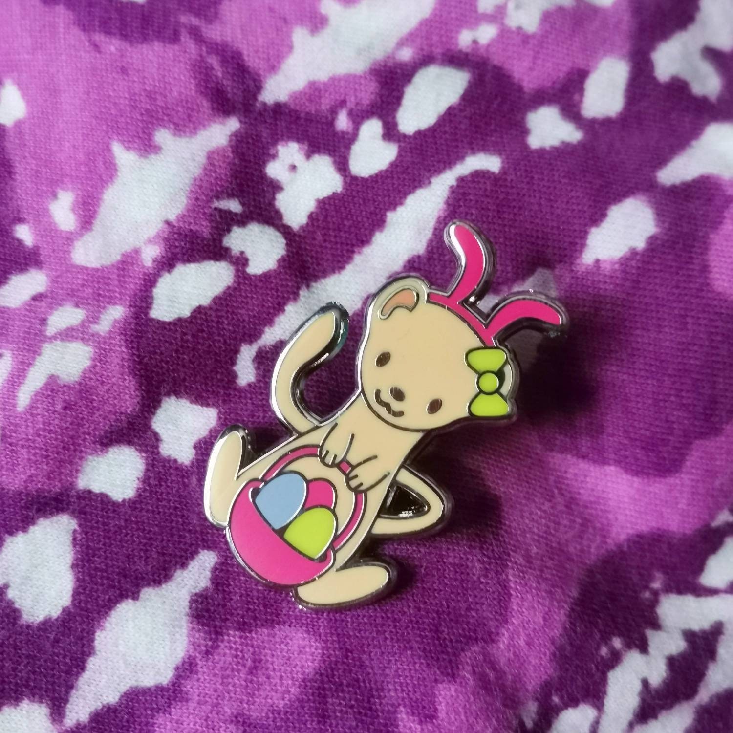 Easter Weasel_hard Enamel Pin Badge_animals_gift_furry_animal - Etsy UK