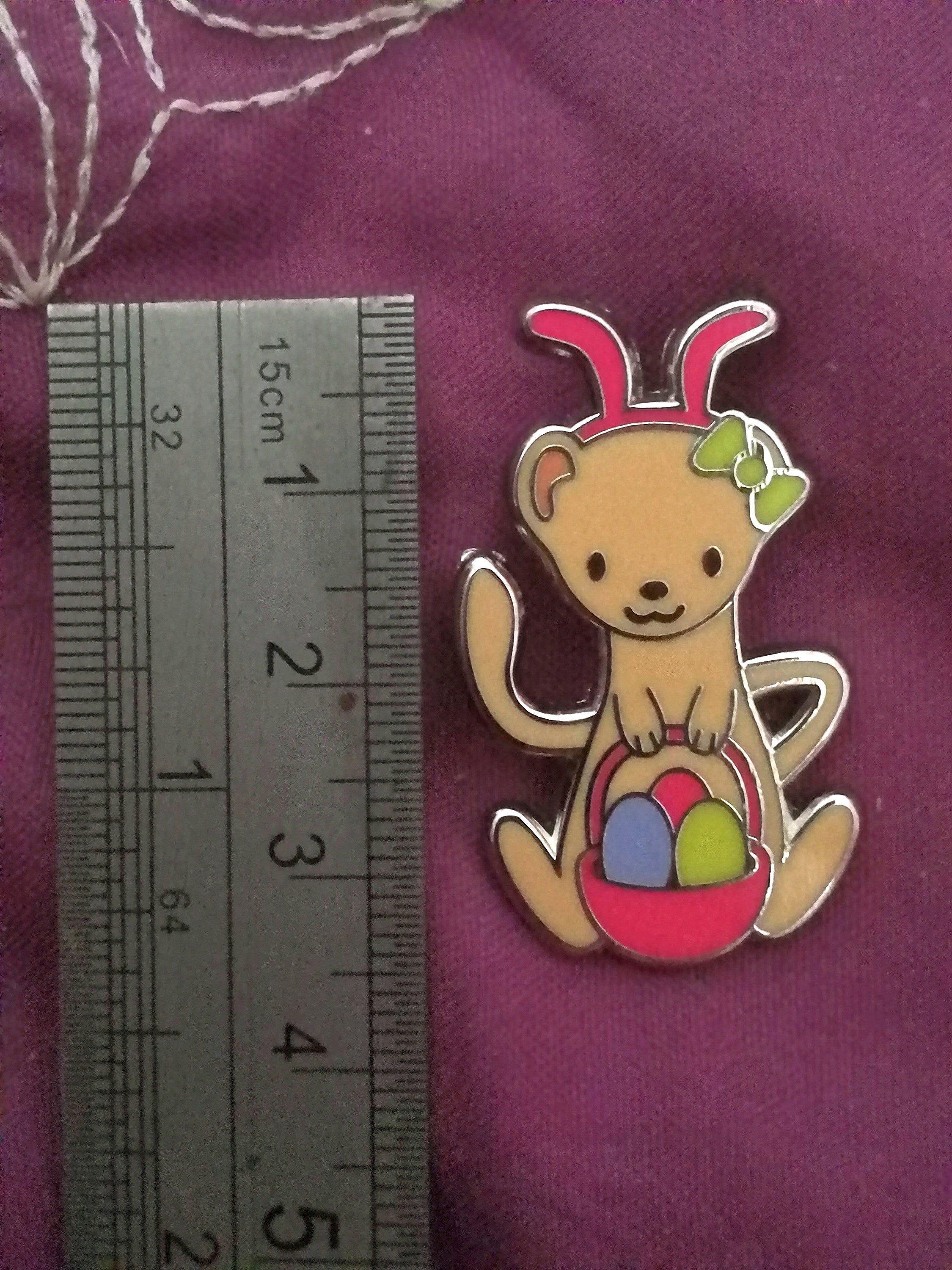 Easter Weasel_hard Enamel Pin Badge_animals_gift_furry_animal - Etsy UK