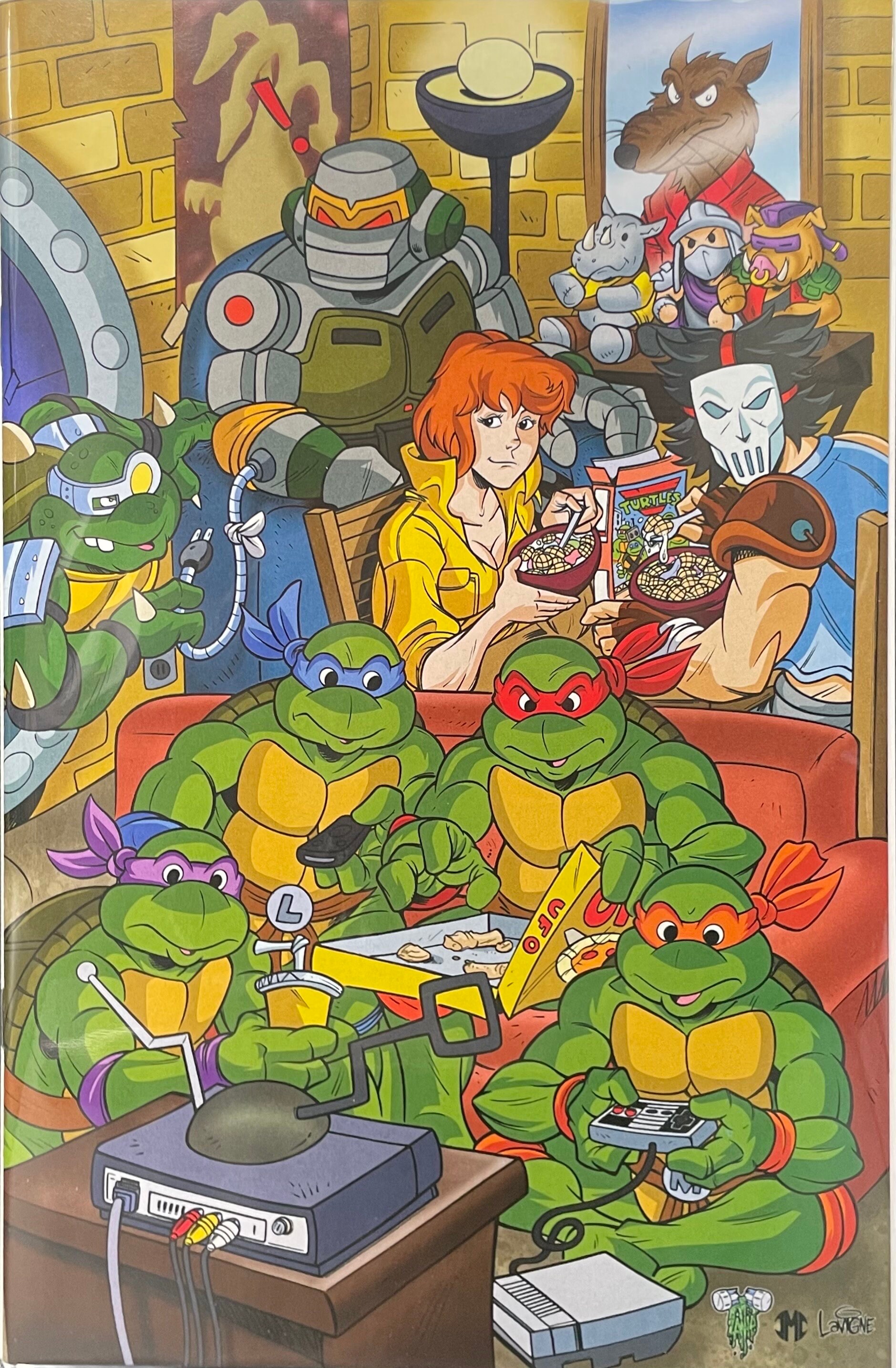 Saturday Morning Adventures of TMNT #11 Nerds Assemble Comic Con ...