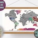 World Scratch off Map, World Map, Travel Map, Scratch off World Map ...